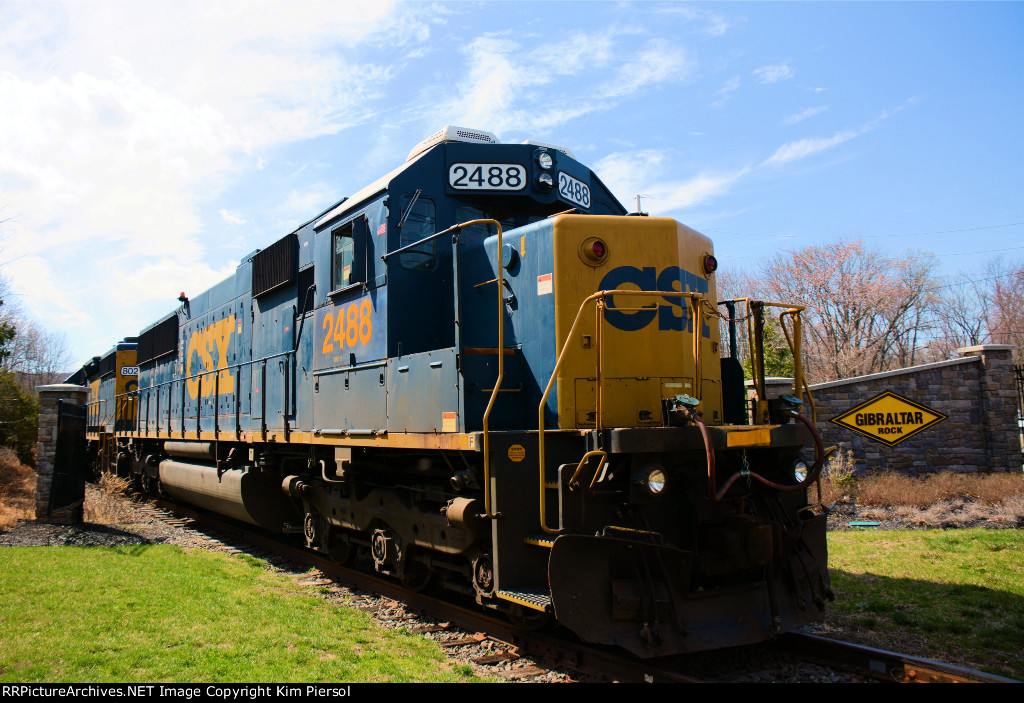 CSX 2488 Ballast Train